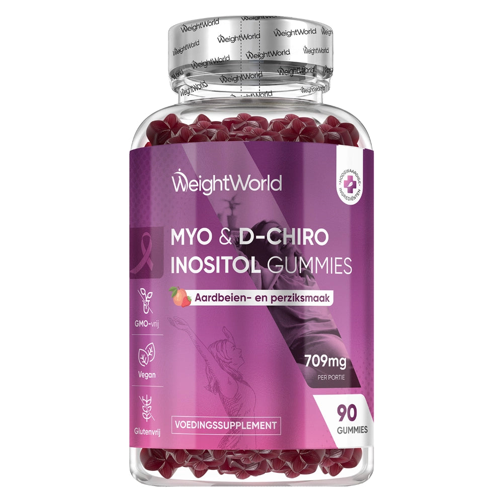 Myo Inositol gummies met cranberry koop je bij WeightWorld!
