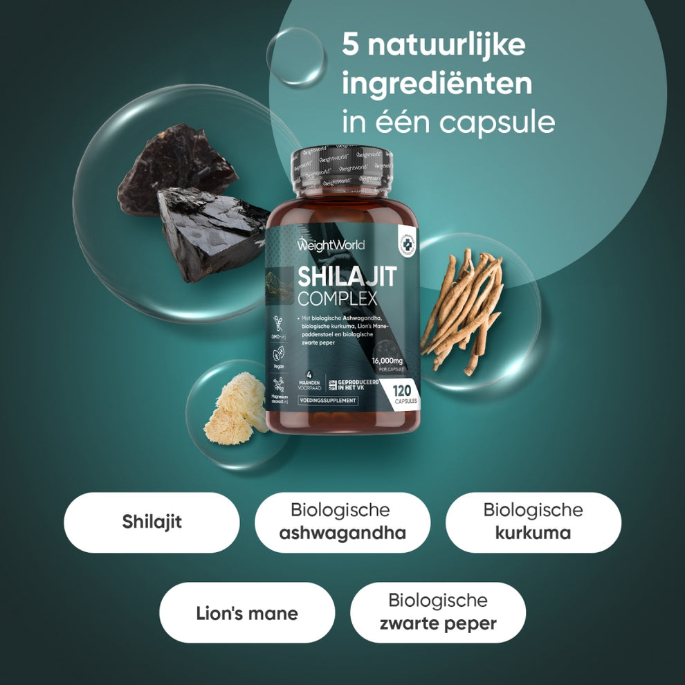Shilajit Complex capsules 16.000mg kopen bij WeightWorld